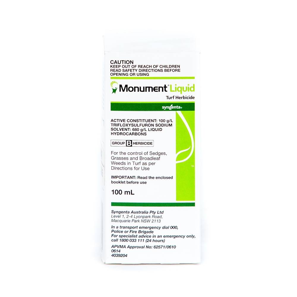 Syngenta Monument Liquid Turf Herbicide 100ml – Akers of Lawn